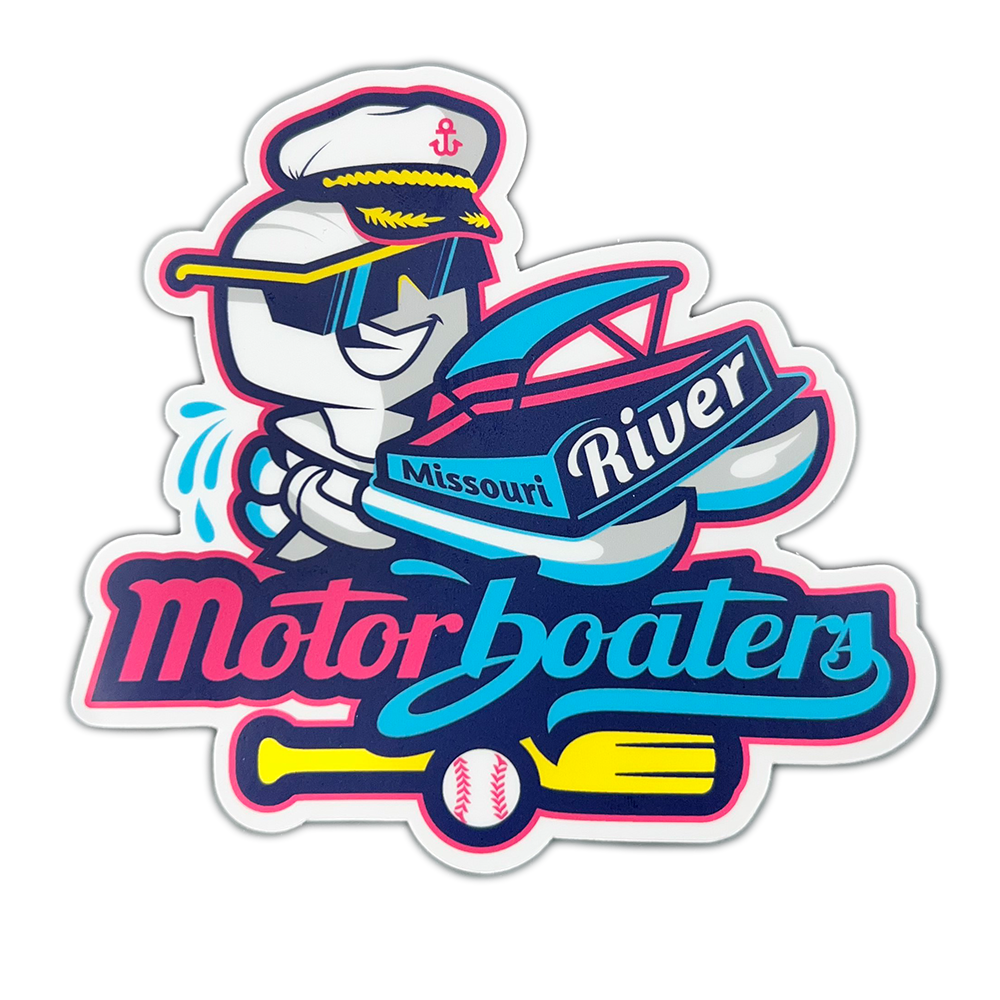 Motorboaters Decal | Bismarck Larks Merchandise