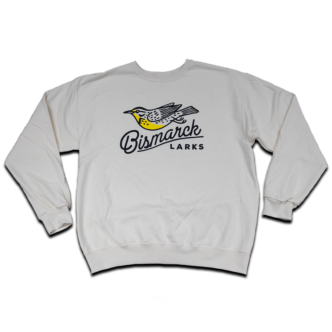In Flight Sweatshirt Oyster | Bismarck Larks Merchandise
