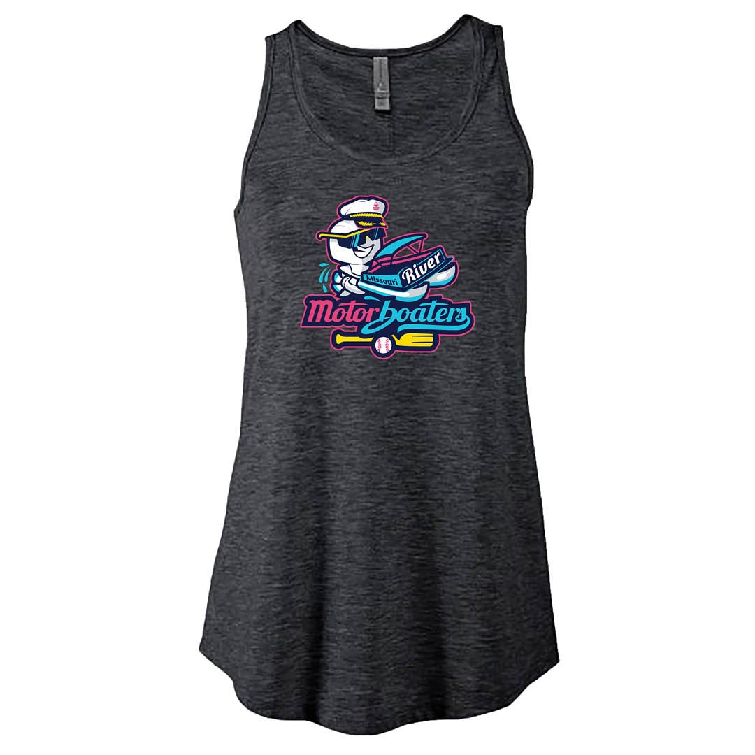 Women's Full Logo Motorboaters Tank Top | Bismarck Larks Merchandise