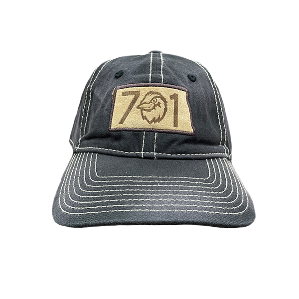 Black 701 Dad Hat | Larks Merchandise | Bismarck Larks Merchandise