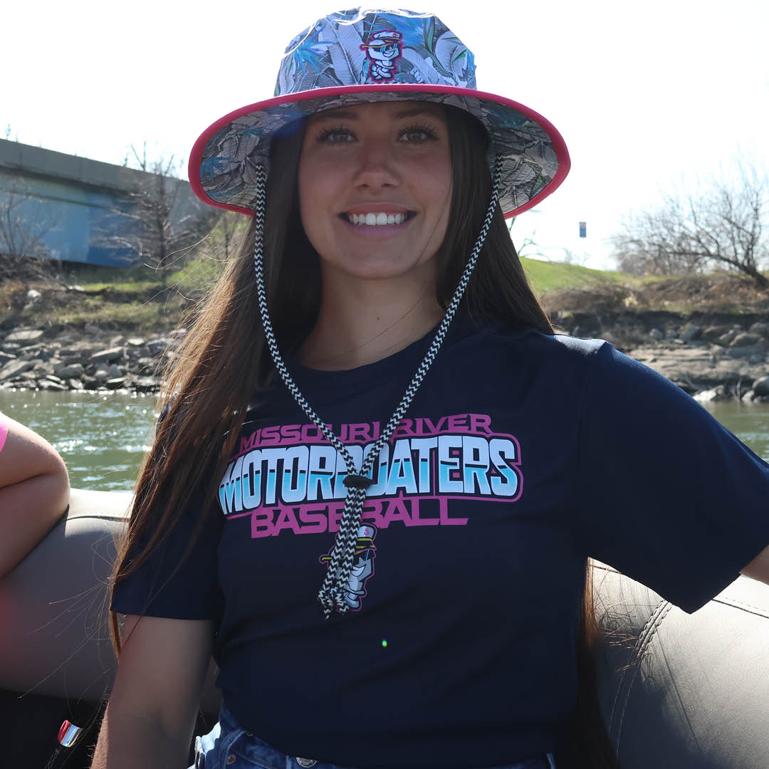 Navy Blue Shay Motorboaters Performance T-Shirt | Bismarck Larks ...