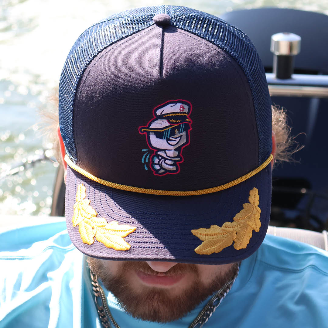 Missouri River Motorboaters Sailor Trucker Hat | Bismarck Larks Merchandise